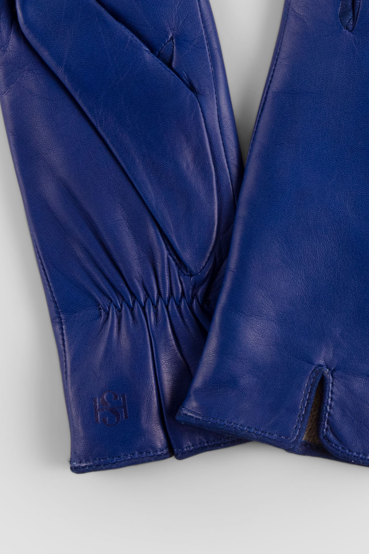 Handsome Stockholm - Exclusive Leather Gloves - Essentials Blue