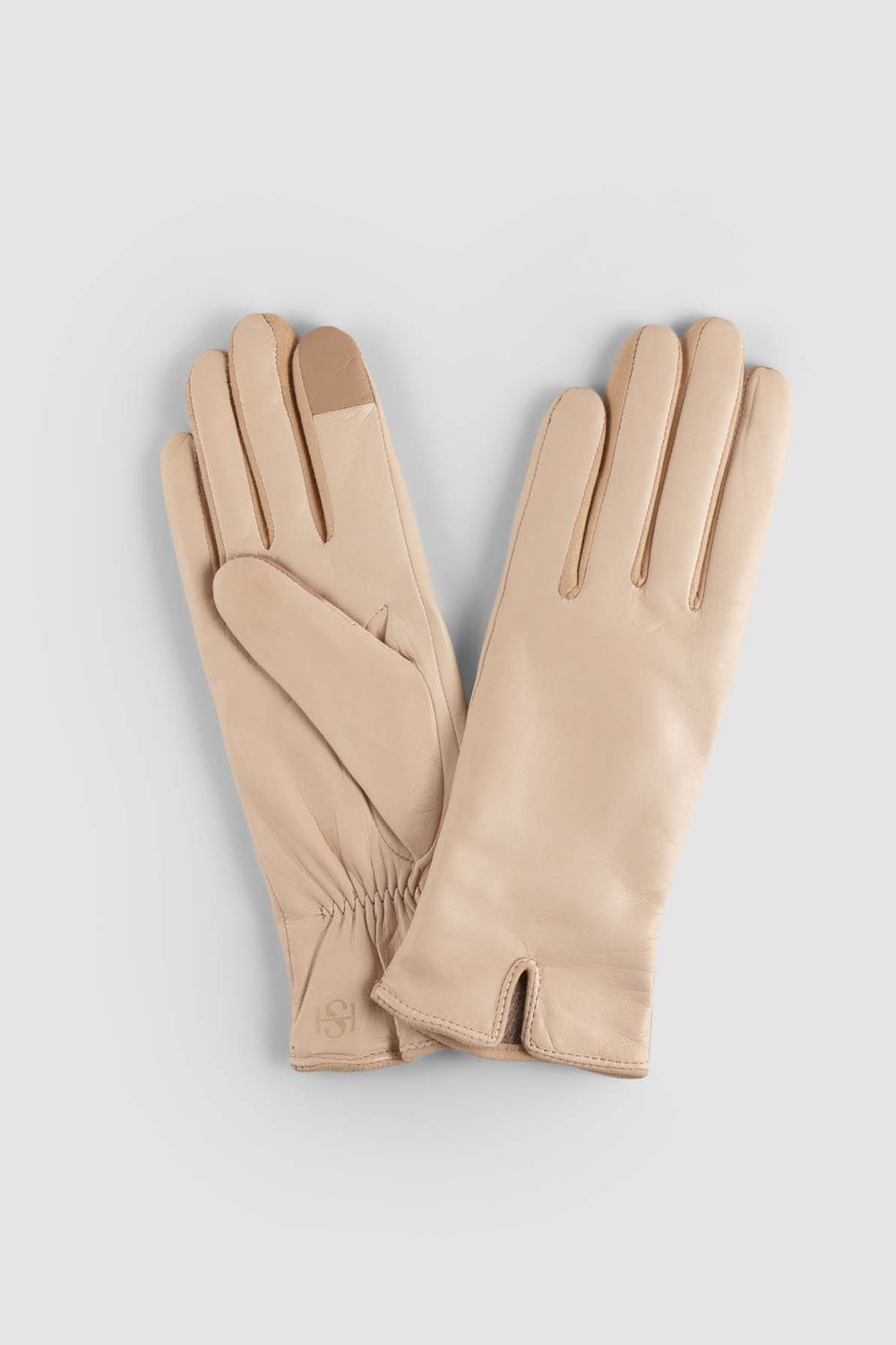 Handsome Stockholm Exclusive Leather Gloves Essentials Cream